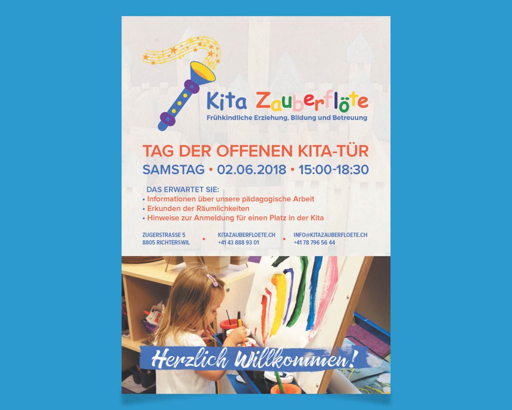 Poster Beispiel 4 - iKita-Dienstleistungen für Kinderkrippen